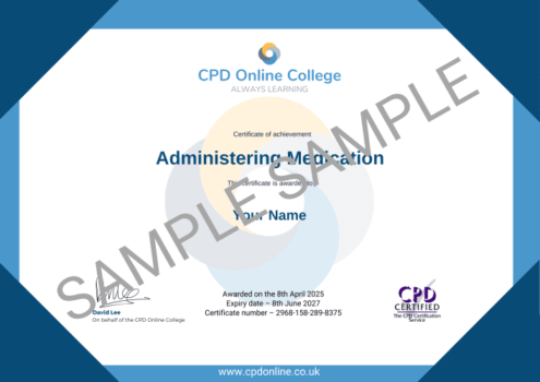 Administering Medication Course | CPD Online Training