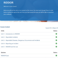 RIDDOR Awareness Online Course | CPD & ROSPA Training