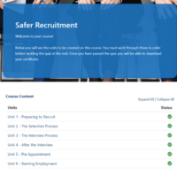 Safer Recruitment Online Training Course | ROSPA & CPD Assured