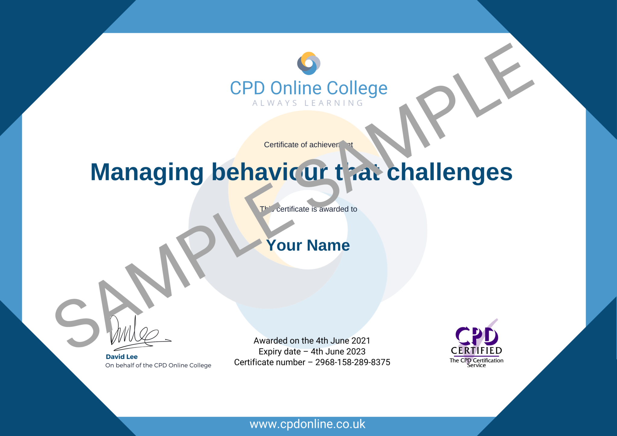 Behaviour Management Course | CPD & ROSPA Online Training