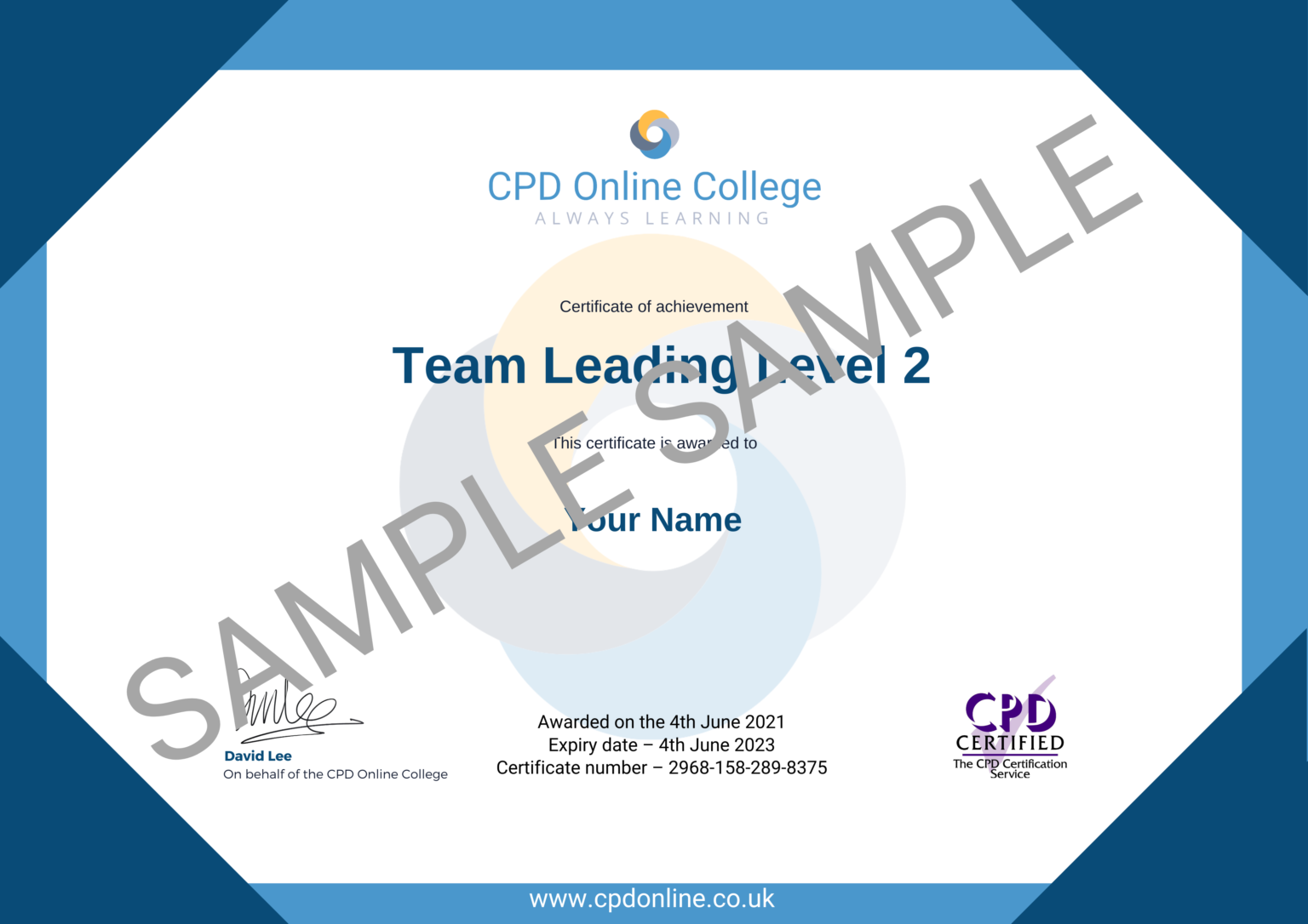 Team Leading Level 2 Course | CPD Online Training & Certificate