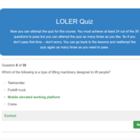 LOLER Awareness Course | CPD Approved Training & Certificate