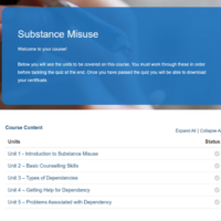 Substance Misuse Awareness Course | CPD Online Training