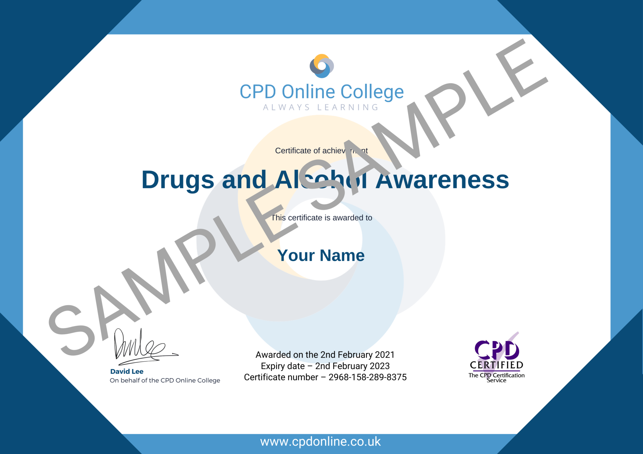 Drugs & Alcohol Awareness Course | ROSPA Online Training
