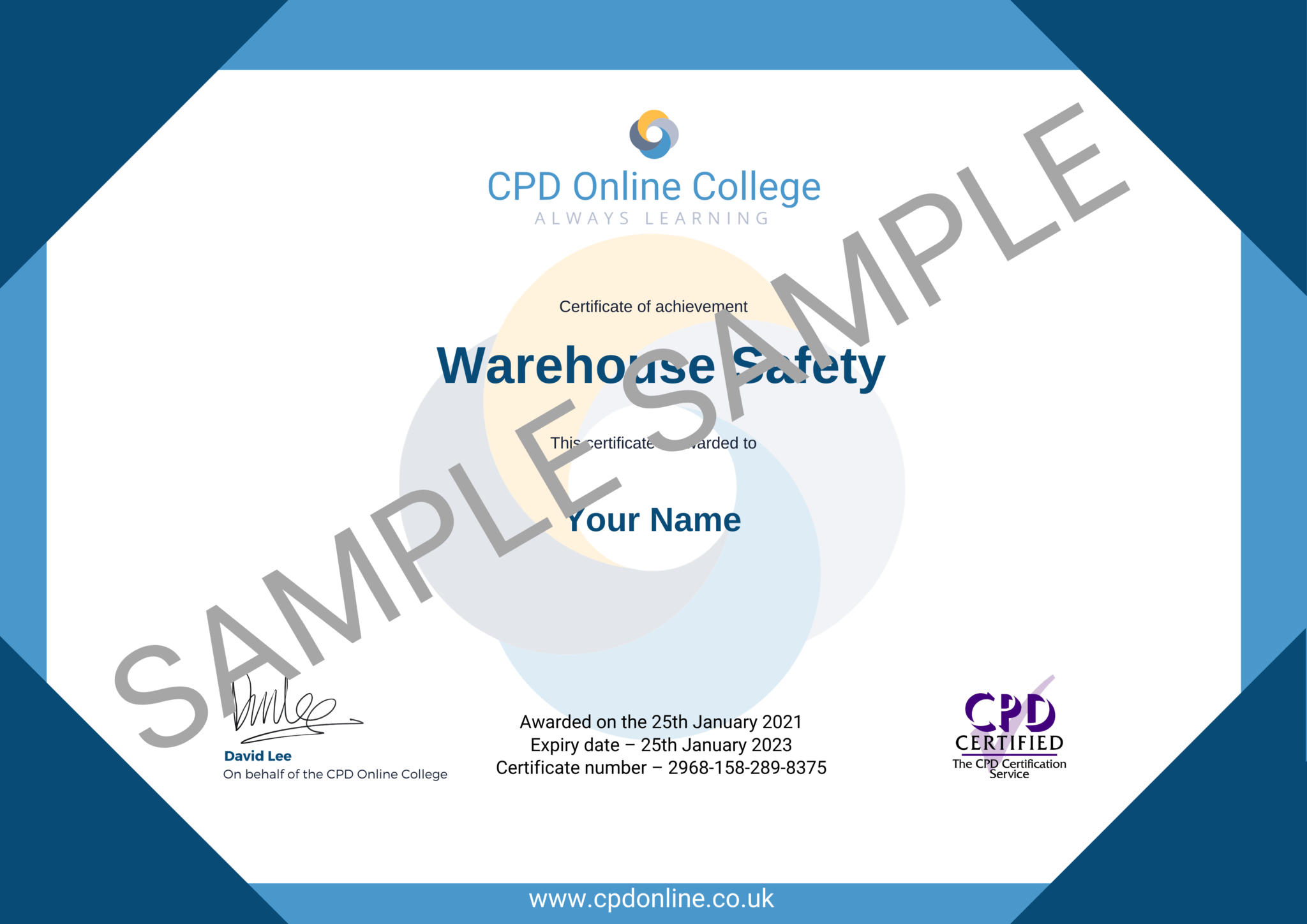 Warehouse Safety Course | CPD Approved Online Training