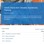 HAVS Training | CPD Approved Online Training Course