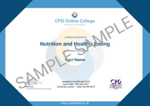 Nutrition and Healthy Eating Course | CPD Online Training
