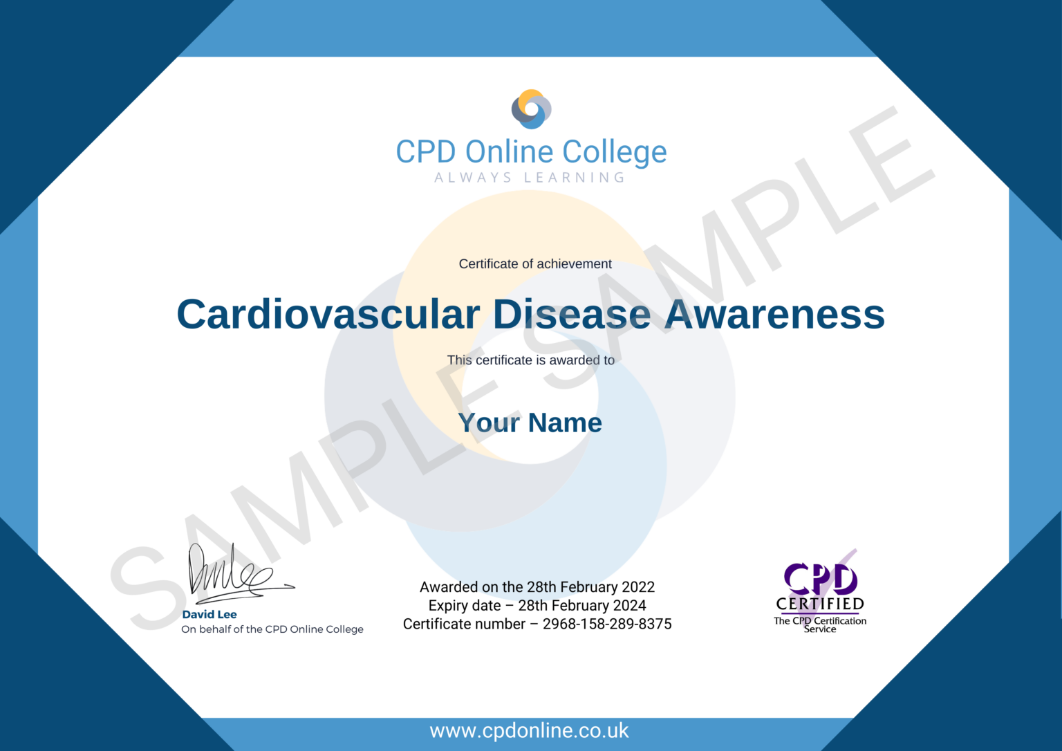 Cardiovascular Disease Awareness Course | CPD Online Training
