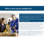 Introduction to Health & Safety (Level 1) Course | CPD Training