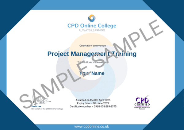 Project Management Training | CPD Approved Online Course