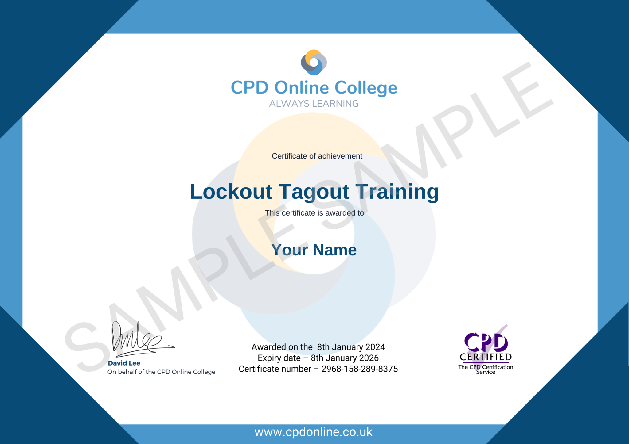 Lockout Tagout (LOTO) Online Training | CPD Online Course